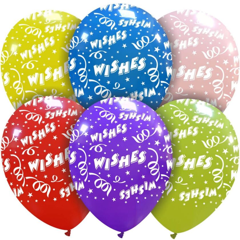 12″ Wishes Balloons (20 Pack) – U.S. Party Co.