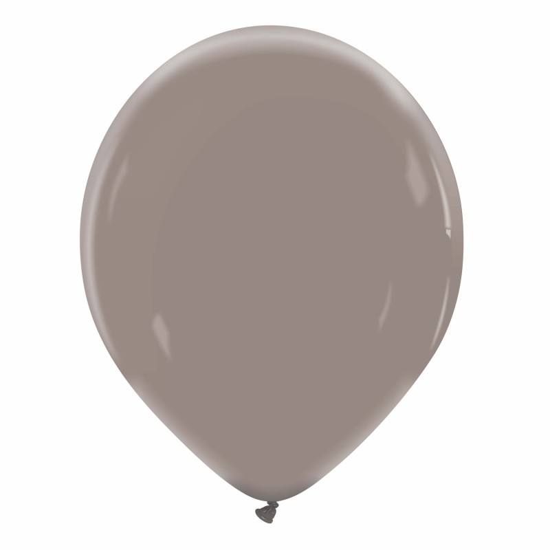 14” Oyster Grey Latex Balloons (50 count) – U.S. Party Co.